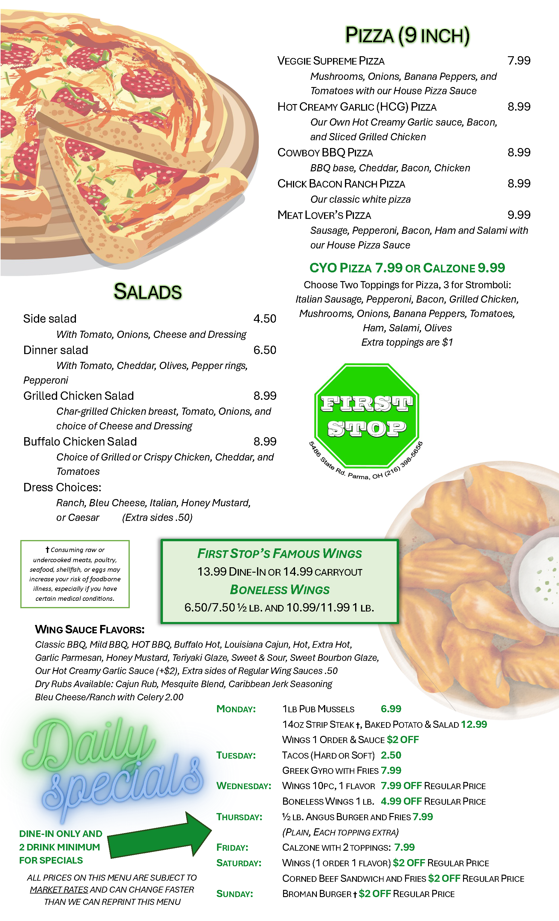 Home - First Stop Bar and Grill - Parma, OH Cleveland's Favorite Bar ...